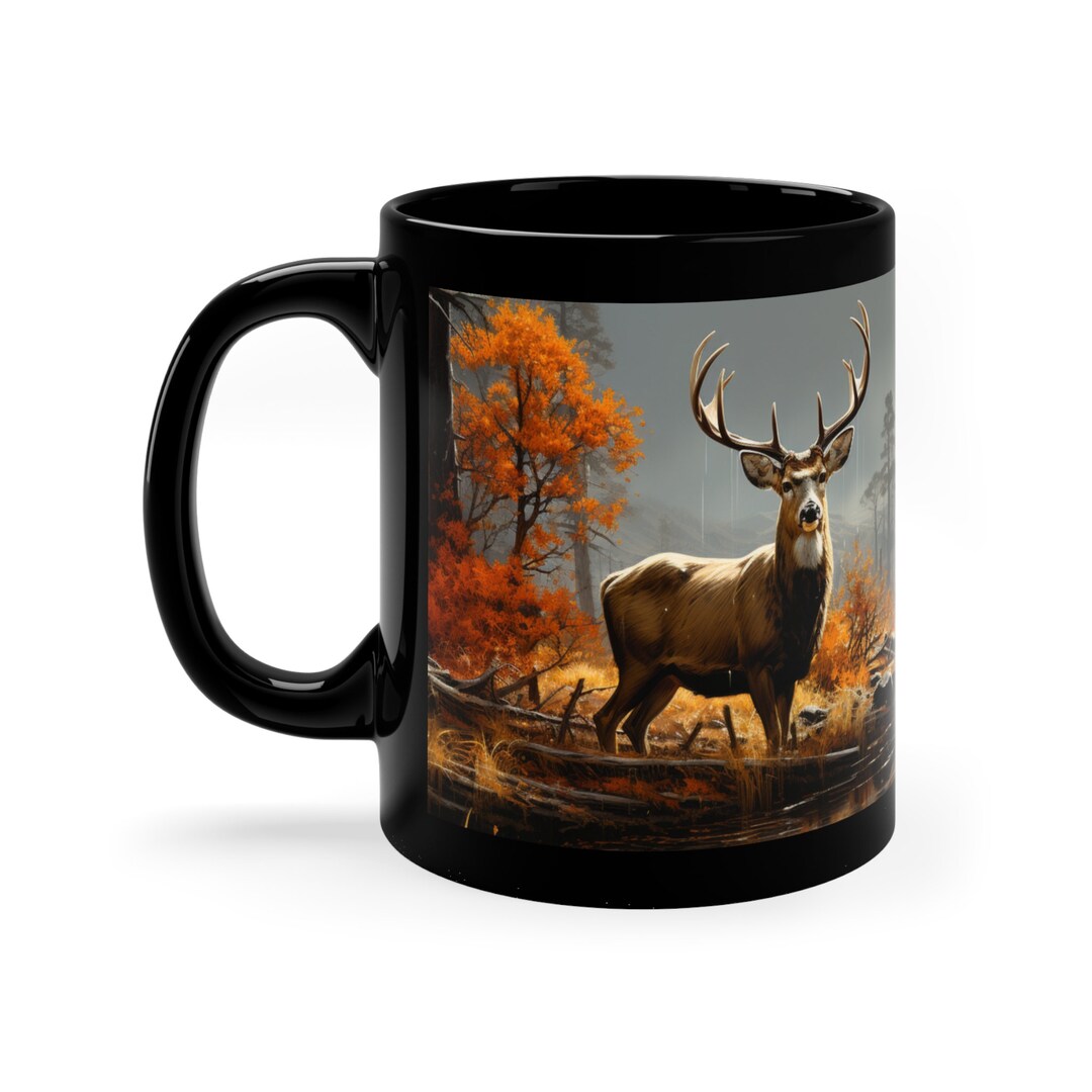 Whitetail Buck Mug, Hunting, Deer Hunting, Outdoors, Autumn, Fall ...