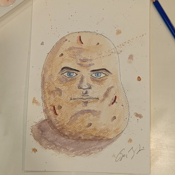 Potato Painting - Etsy