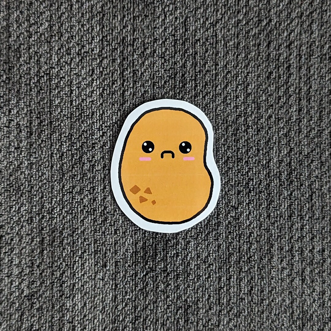 Sad Potato Sticker Vinyl Waterproof Cute Kawaii Potato - Etsy