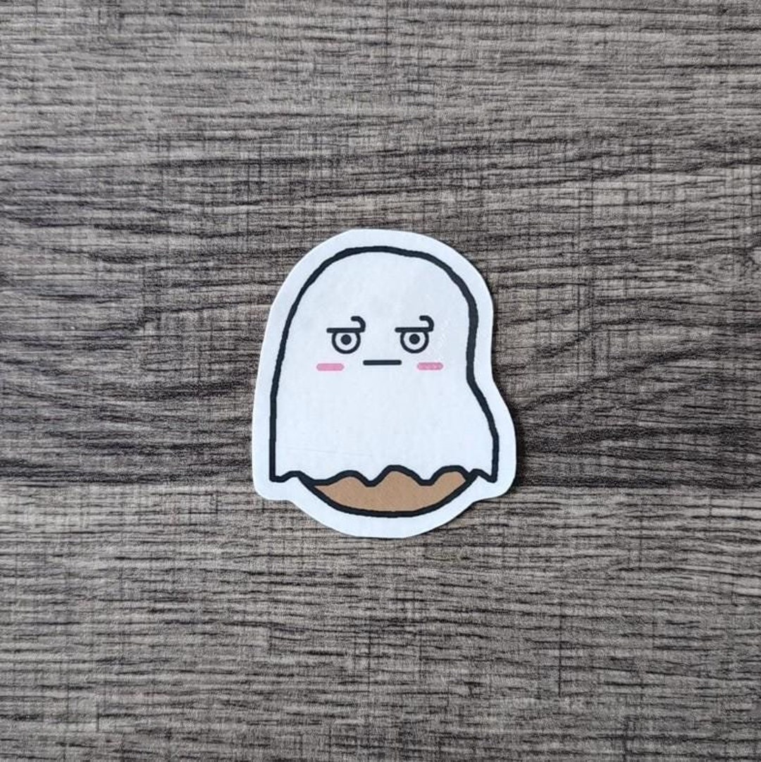 Ghost Potato Halloween Sticker - 2.5in - Vinyl, Waterproof - Spooky ...