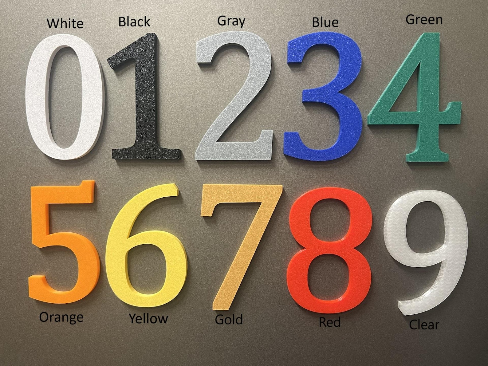 3.5” Magnetic Address Numbers – Custom Printed and Weather Sealed ...