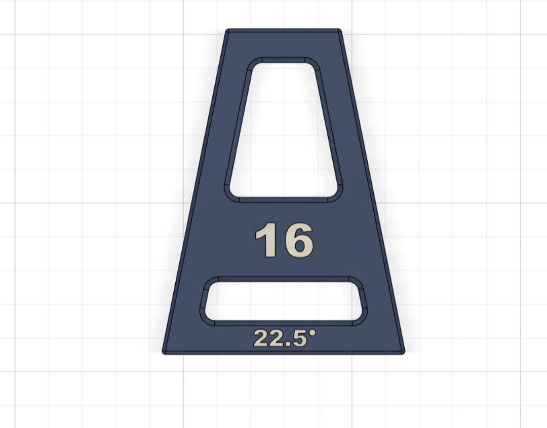 Segmented 11.25 Degree Angle Wedges for Woodturning Bowl, Rings Etc ...