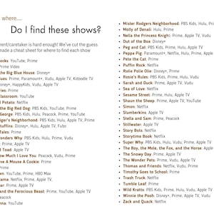 Toddler Screen Time Guide: Low-stimulating Kids Shows Flashcards ...