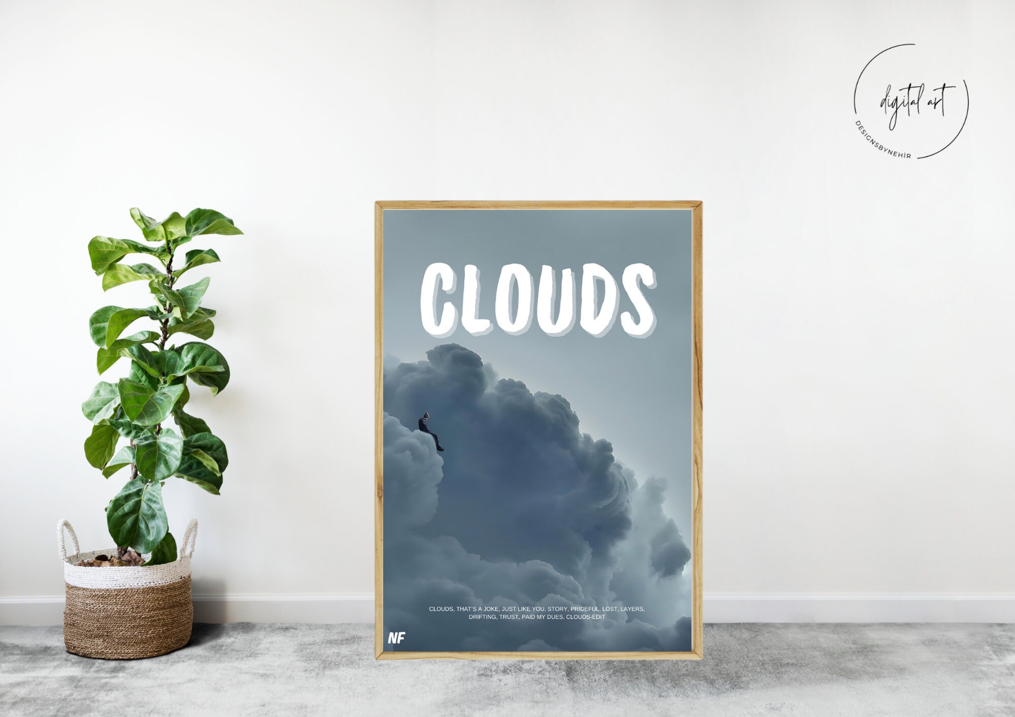 NF Poster NF Album Poster NF Clouds Album Poster Rapper Poster Rapper ...