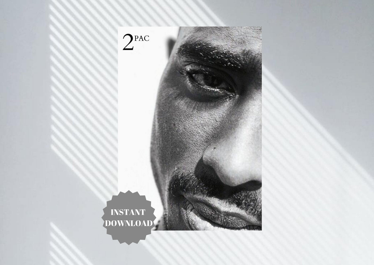 Tupac Poster Tupac Shakur Poster Hip Hop Poster 2pac - Etsy