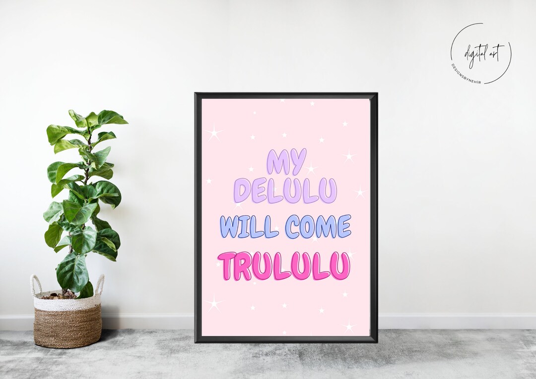 Motivational Poster, Digital Self-development Poster, Delusional Wall ...