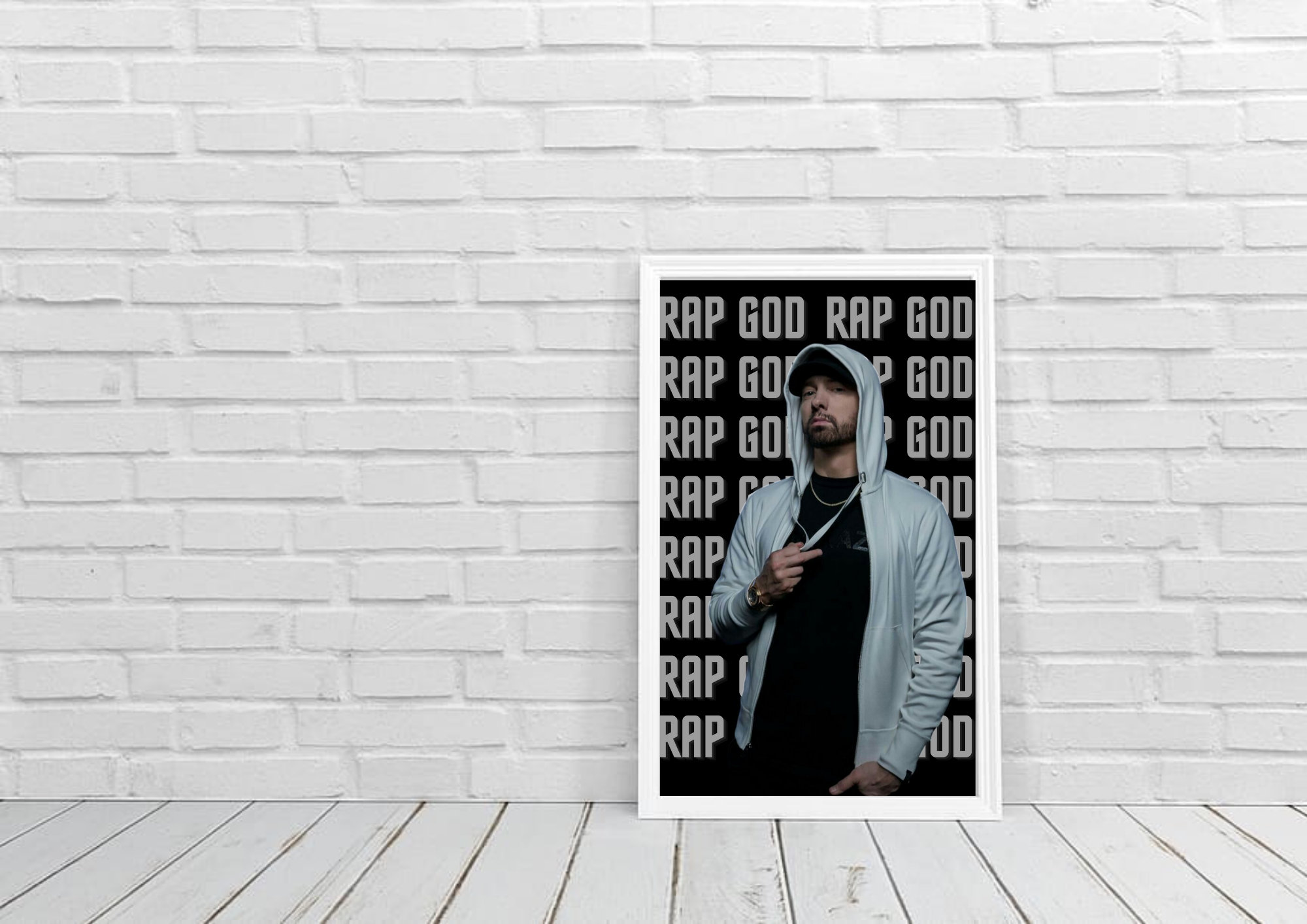 Eminem Poster Rap God Poster Hip Hop Poster Rapper Poster - Etsy