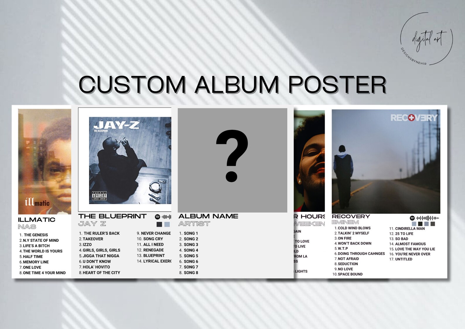 Custom Album Poster Custom Rapper Album Poster Custom Song Poster ...