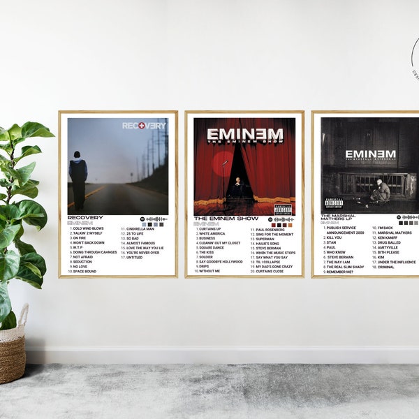 Eminem Album Posters - Etsy