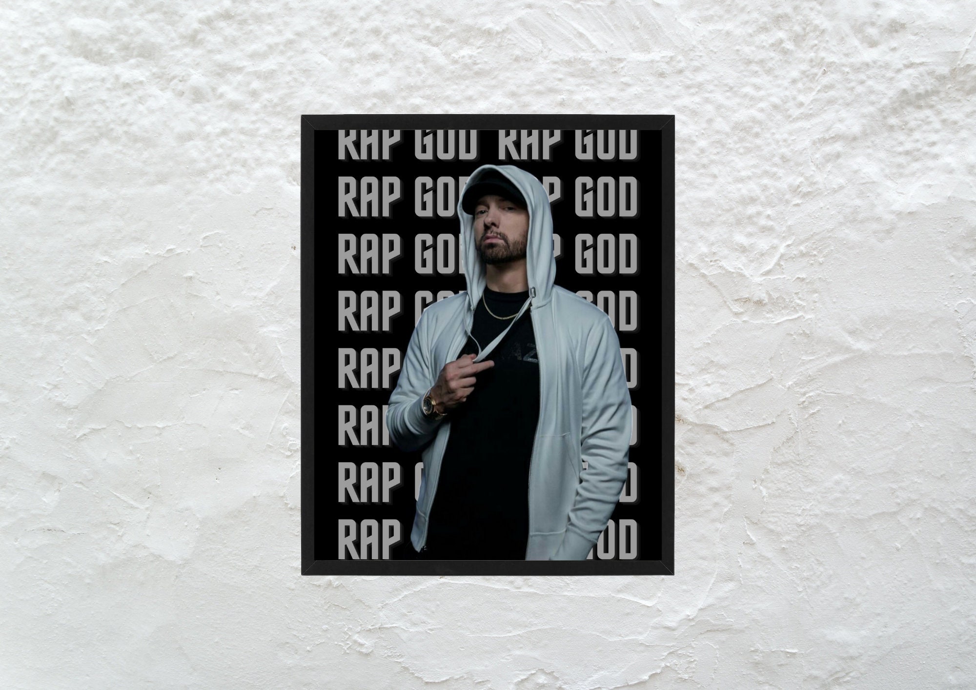 Eminem Poster Rap God Poster Hip Hop Poster Rapper Poster - Etsy