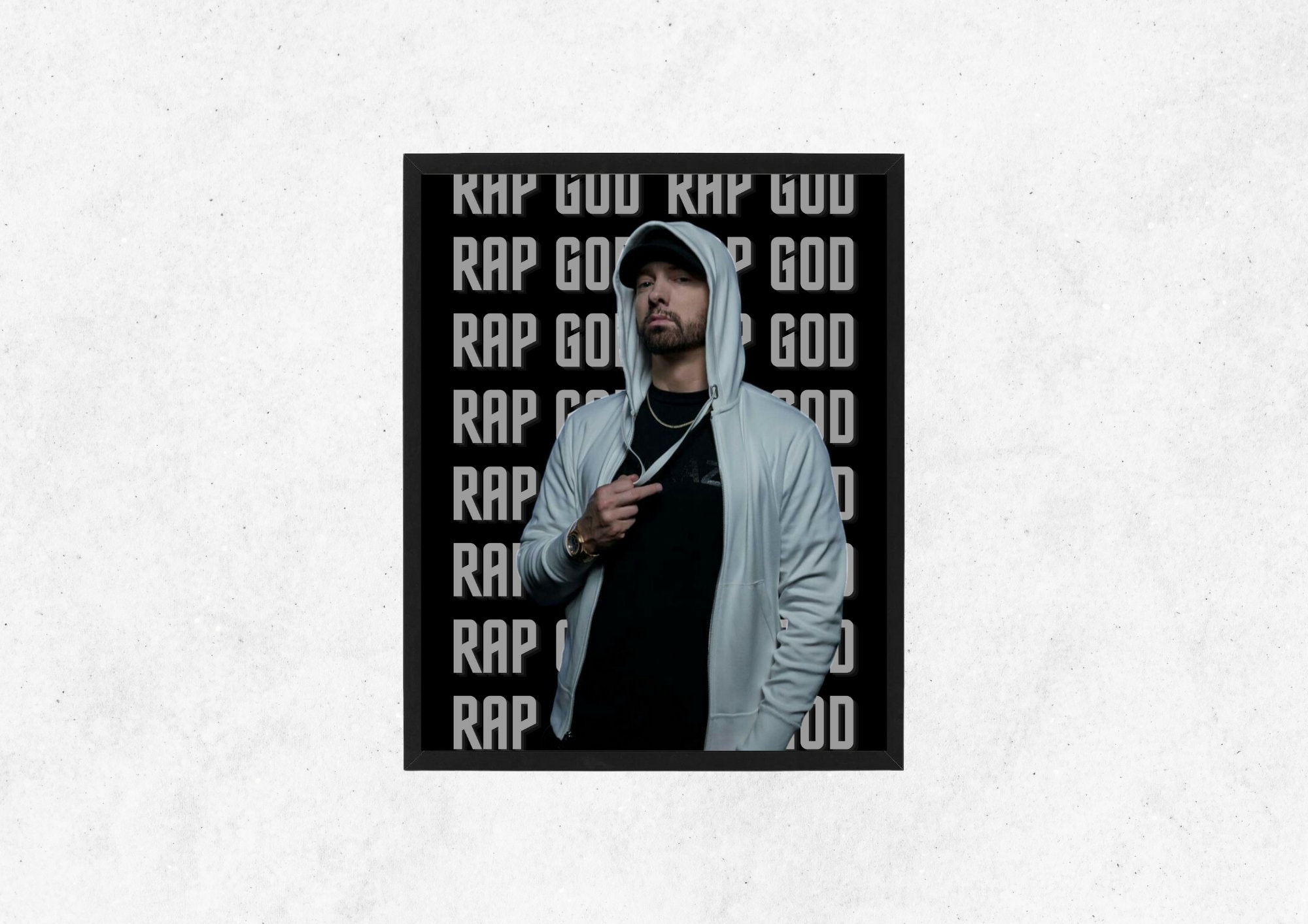 Eminem Poster Rap God Poster Hip Hop Poster Rapper Poster - Etsy
