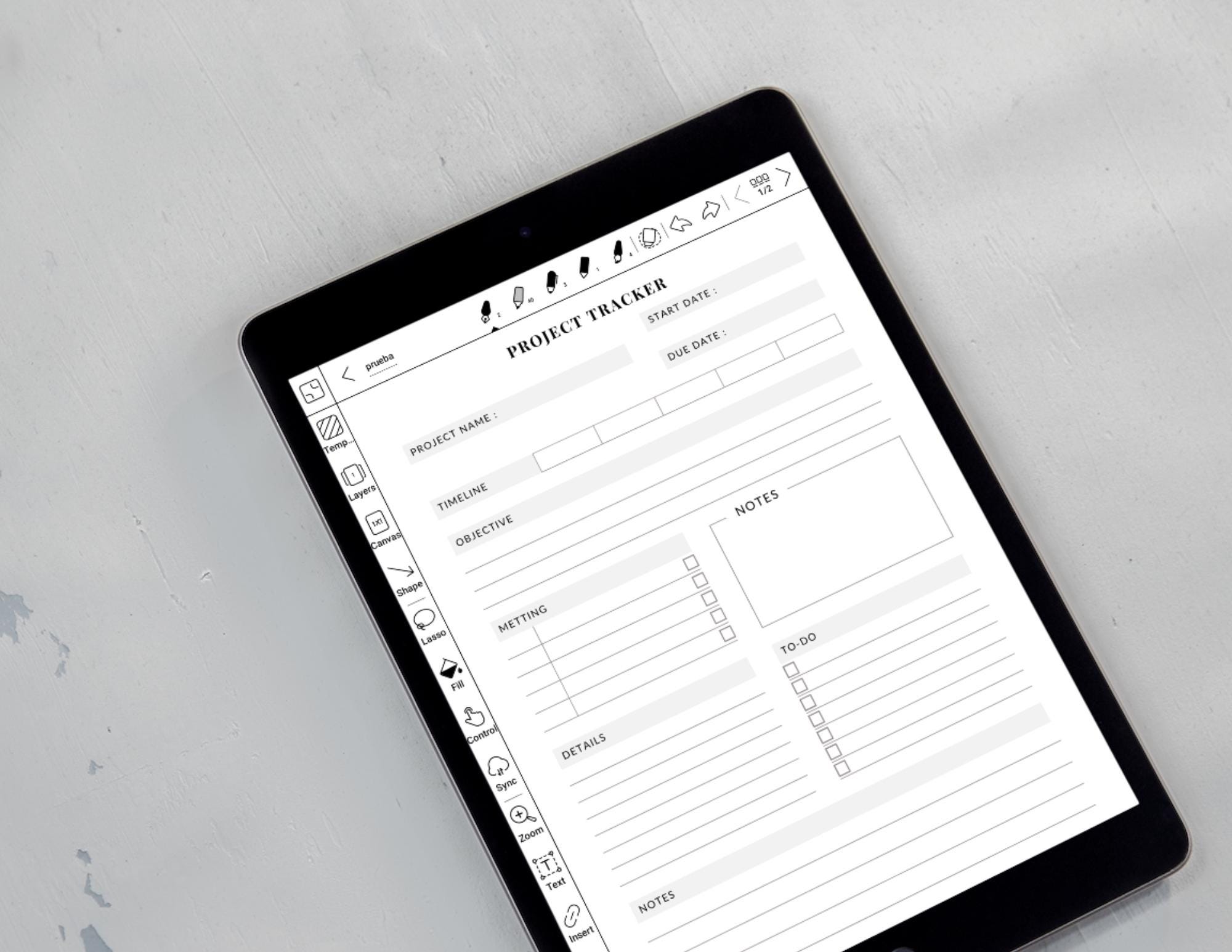 Digital Planner Templates: All-in-one Personal & Professional (PNG, PDF ...