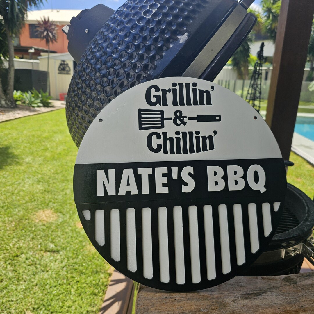 Personalized BBQ Sign: Custom Grill Master Decor - Etsy Australia