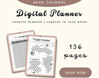 ADHD Bullet Journal Printable Templates, Bullet Journal to Help ...
