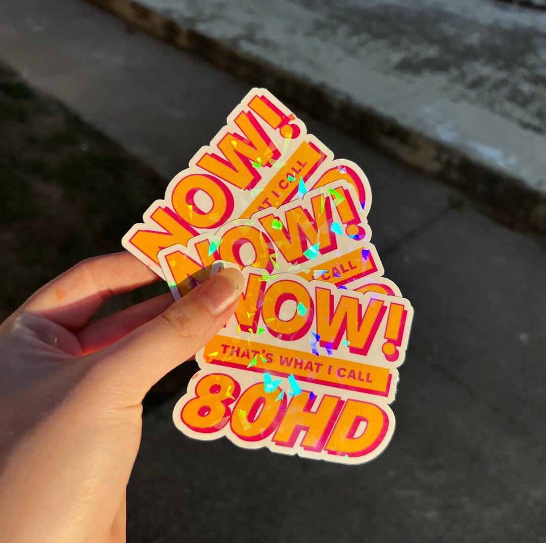 Now That's What I Call 80HD Sticker Parody Sticker Funny - Etsy