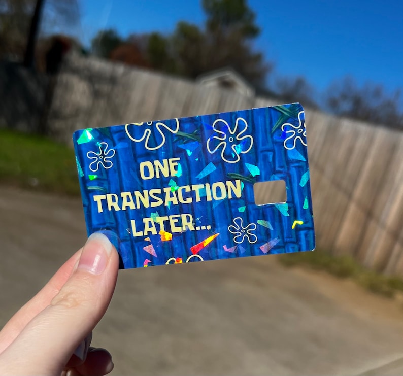 One Transaction Later... Credit Card Skin Cover Bikini Bottom French ...