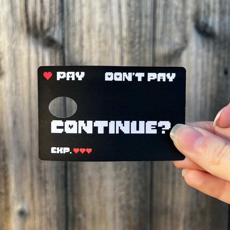 Video Game Card - Etsy