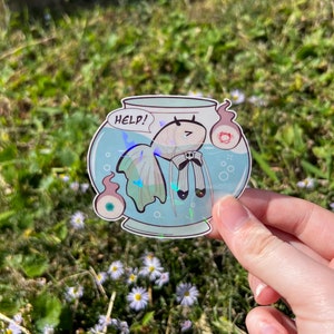 TBHK Yashiro Nene Fish Bowl Sticker, TBHK Sticker, Anime Sticker, Funny ...