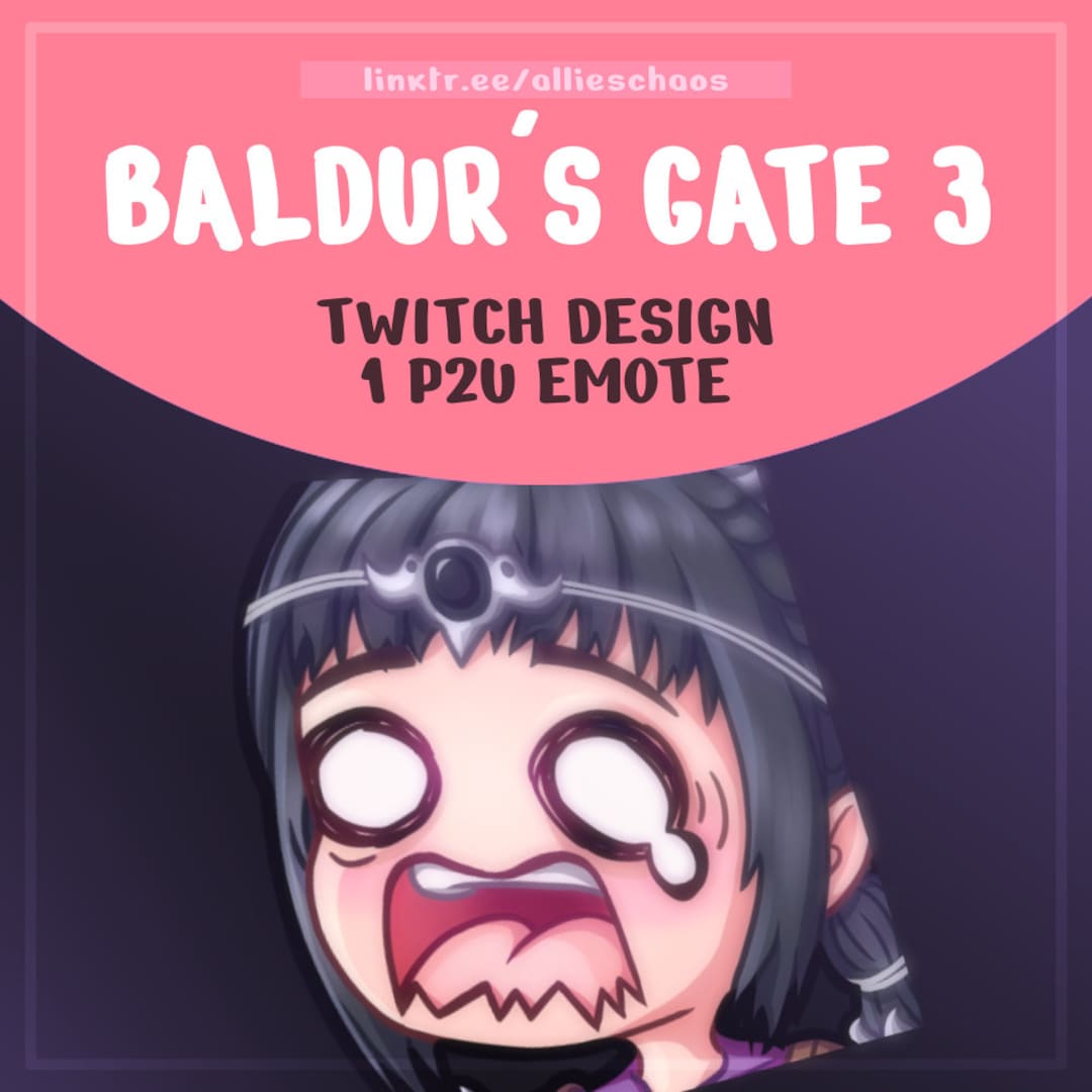 Shock EMOTE Inspired by Shadowheart - Baldur's Gate 3 TWITCH / DISCORD ...