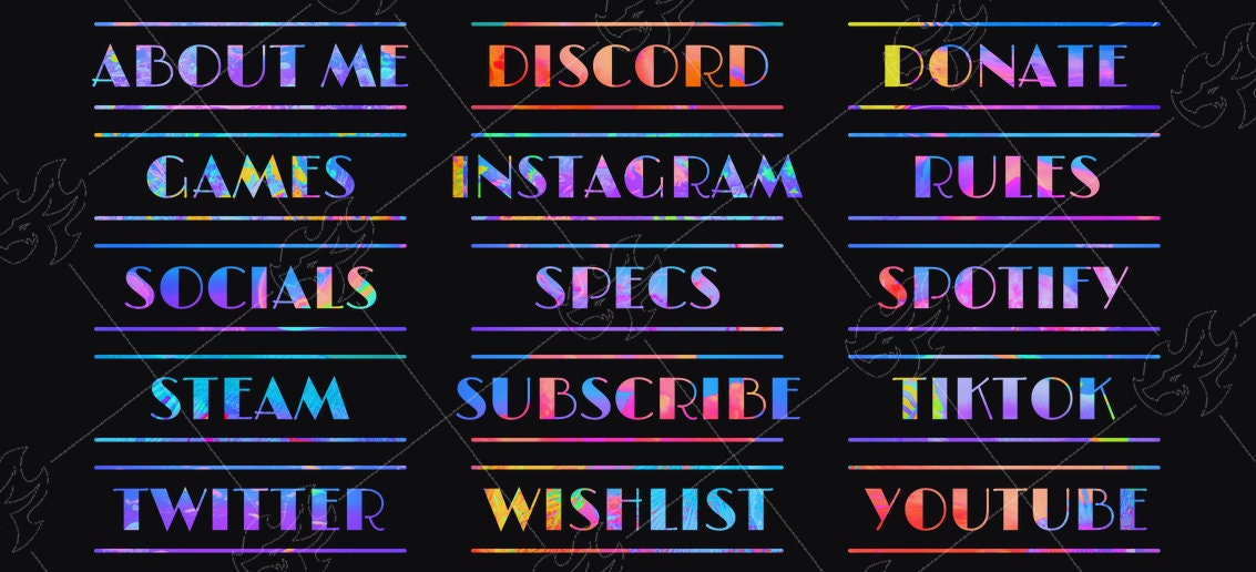 Picture This PANEL Banner for Streaming TWITCH / KICK Cozy Comfy Cool ...