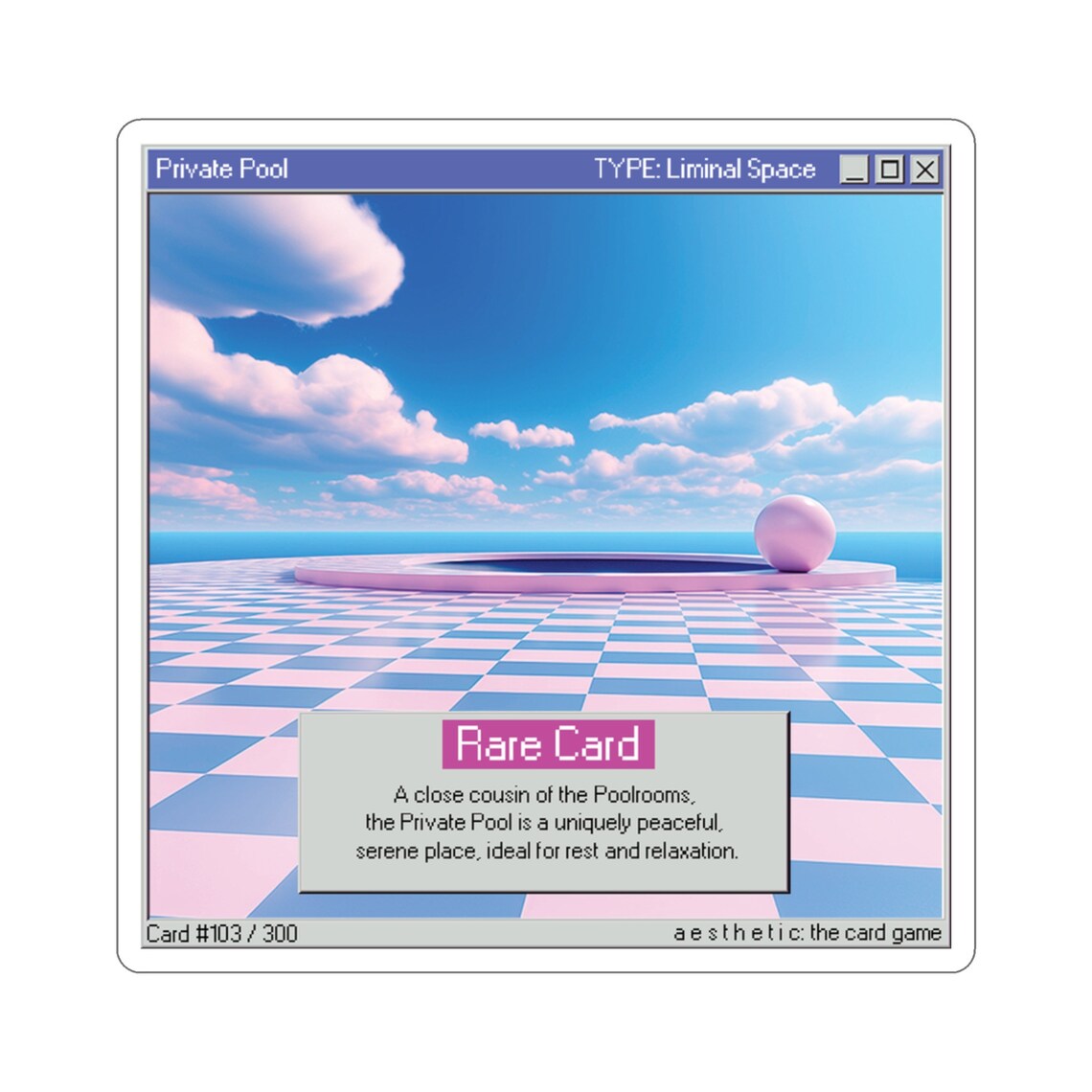 90s Aesthetic Vaporwave Art 3 Square Sticker, Retrowave Synthwave ...
