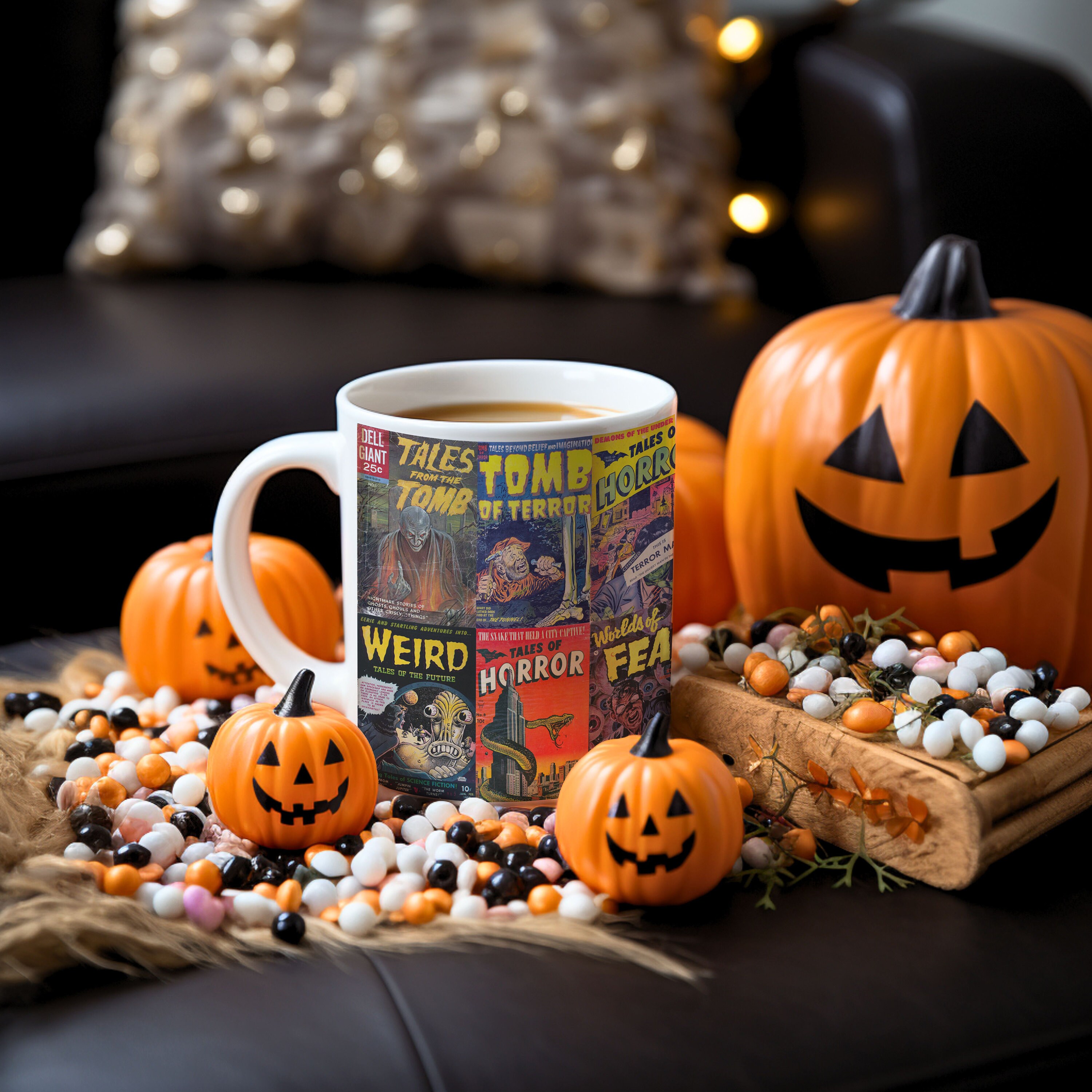 Horror Comic Retro Coffee Mug Comic Books Classic Artwork - Etsy