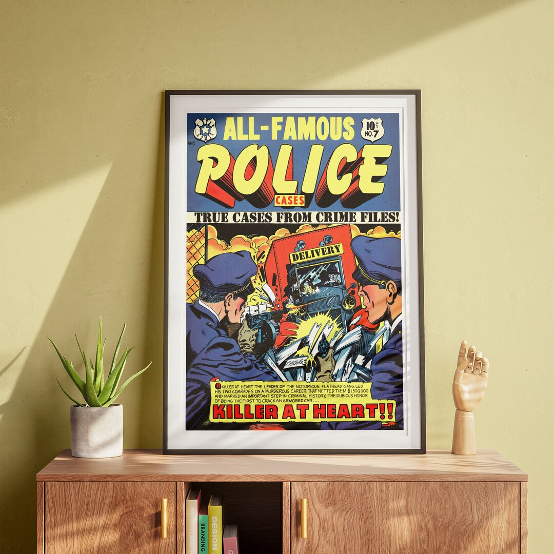 All-famous Police Cases, Vintage Wall Art, Sports Fans, Comic Book ...