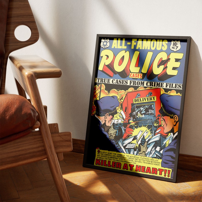 All-famous Police Cases, Vintage Wall Art, Sports Fans, Comic Book ...