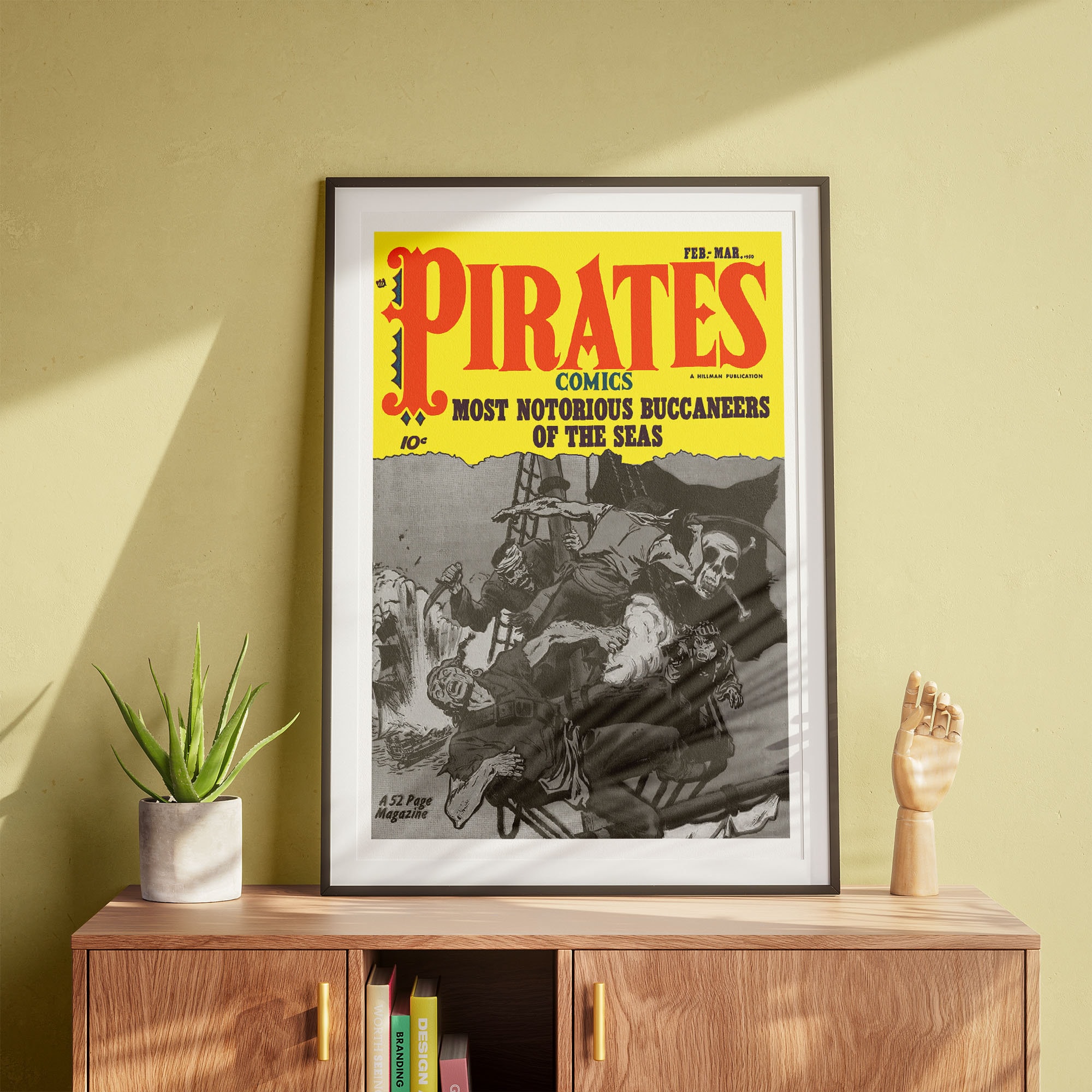 Pirates Comics, Vintage Wall Art, Comic Book Poster, Pirate Ships ...