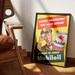 Mobiloil Poster, Vintage Wall Art, Retro Advertising, Classic Poster ...