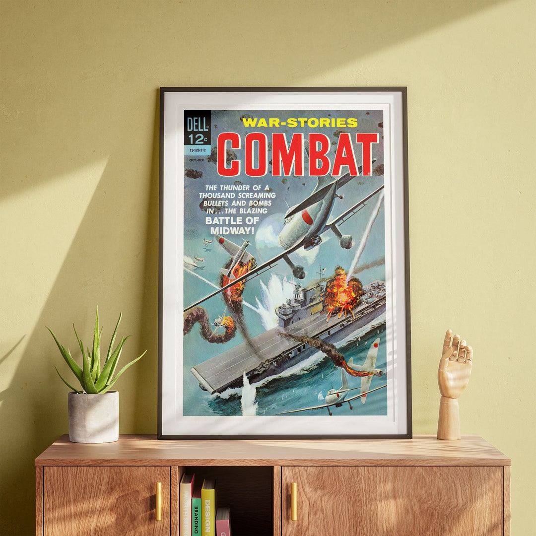 War Stories Combat, Vintage Wall Art, World War Two, Comic Book Poster ...
