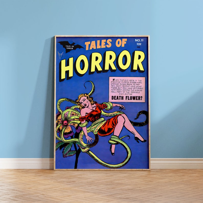 Tales of Horror, Vintage Wall Art, Classic Horror, Comic Book Poster ...