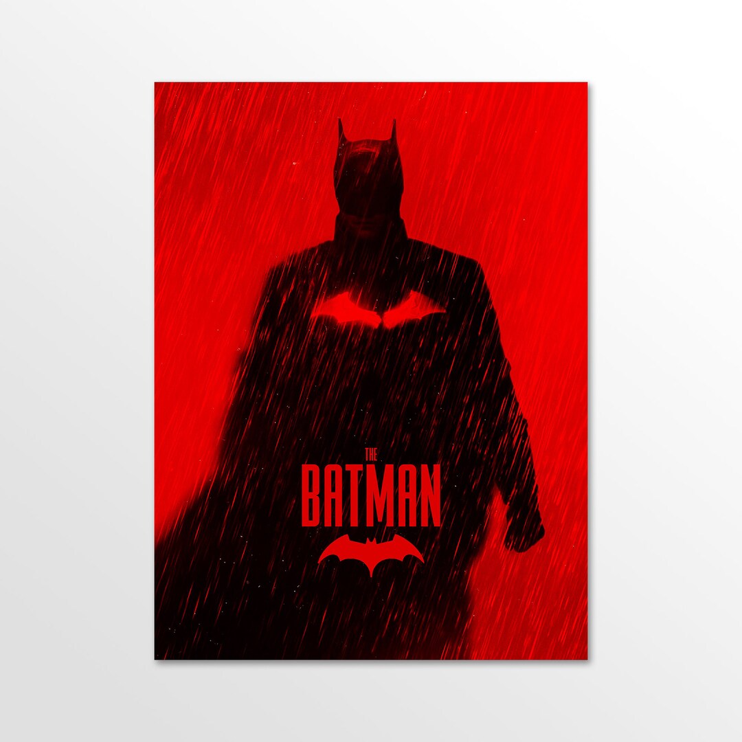 The Batman PHYSICAL POSTER - Etsy