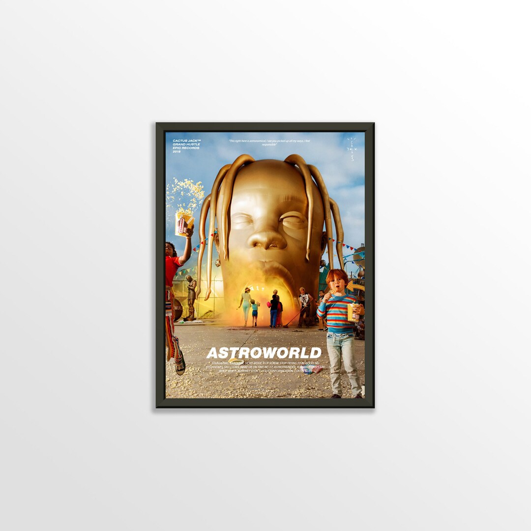 Astroworld Travis Scott Poster DIGITAL PRINT - Etsy