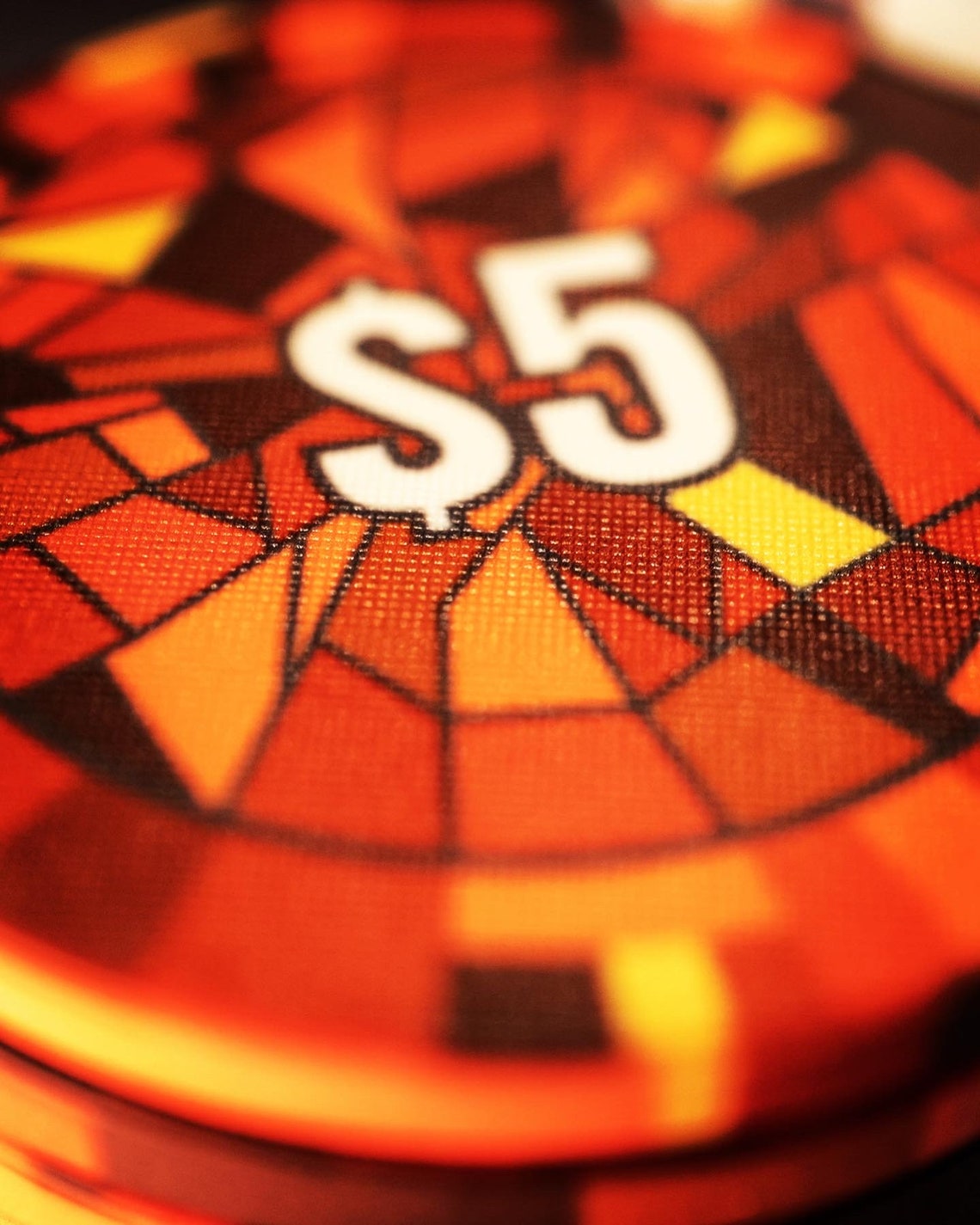 Stained-glass Rainbow Ceramic Poker Chips Genesis Founders Set - Etsy