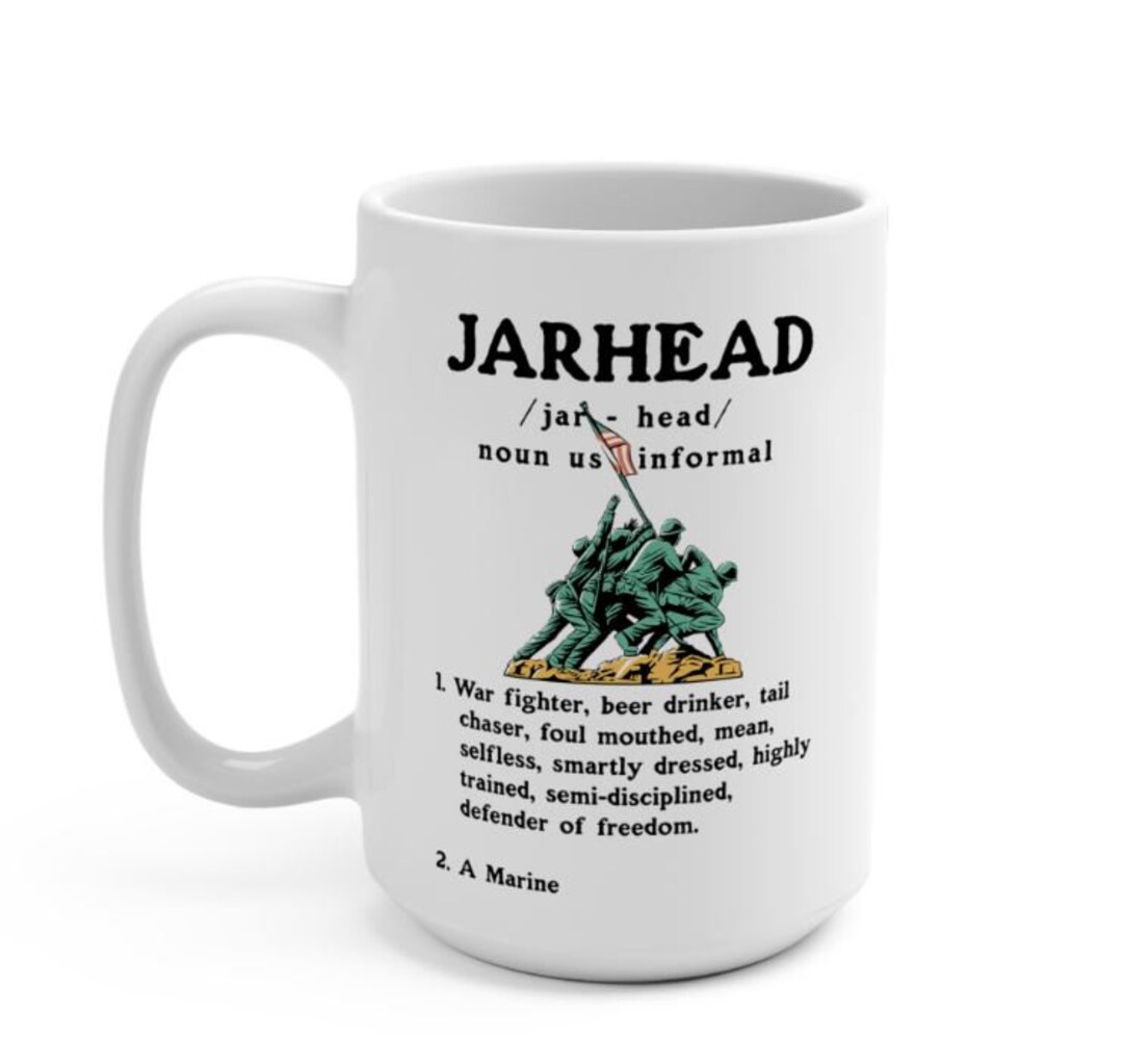 Jarhead Funny Marine Coffee Mug / Coffee Cup 15oz | Great Gift | United ...
