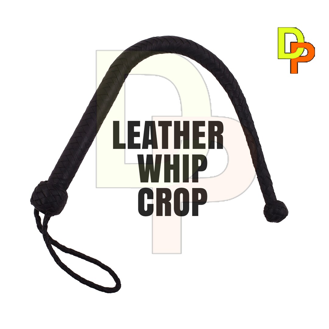23 Inches Whips Crops With Wrist Loop Leather Braided Horse - Etsy