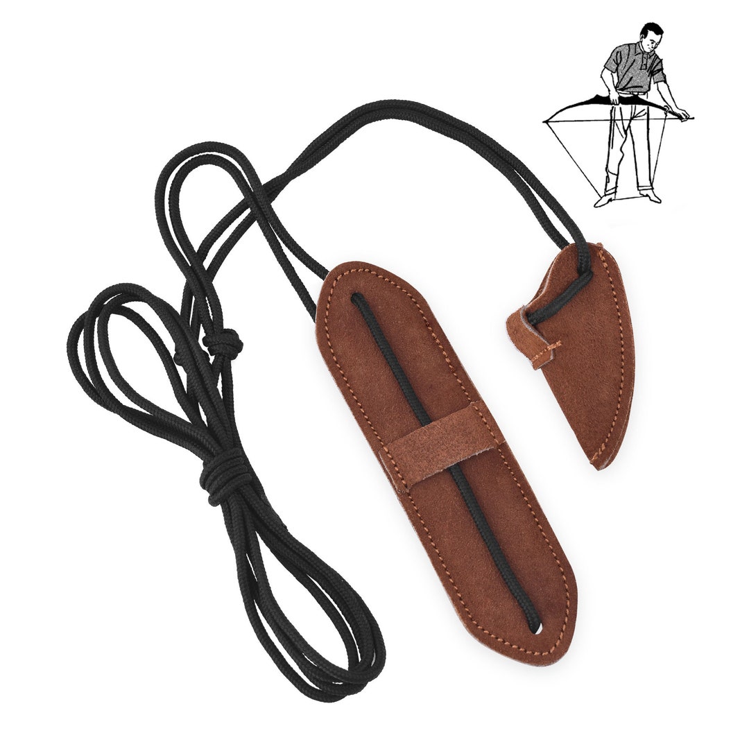 Suede Leather Archery Recurve Bow Stringers TAN Color Hunting - Etsy