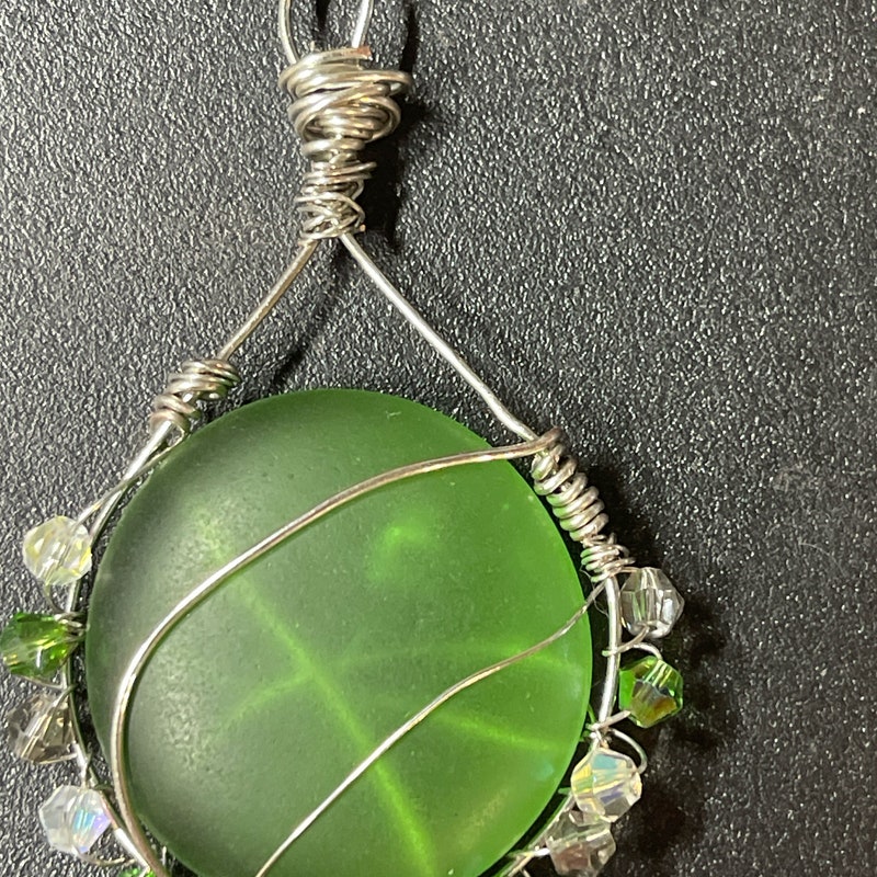 Wire Wrap Sea Glass - Etsy