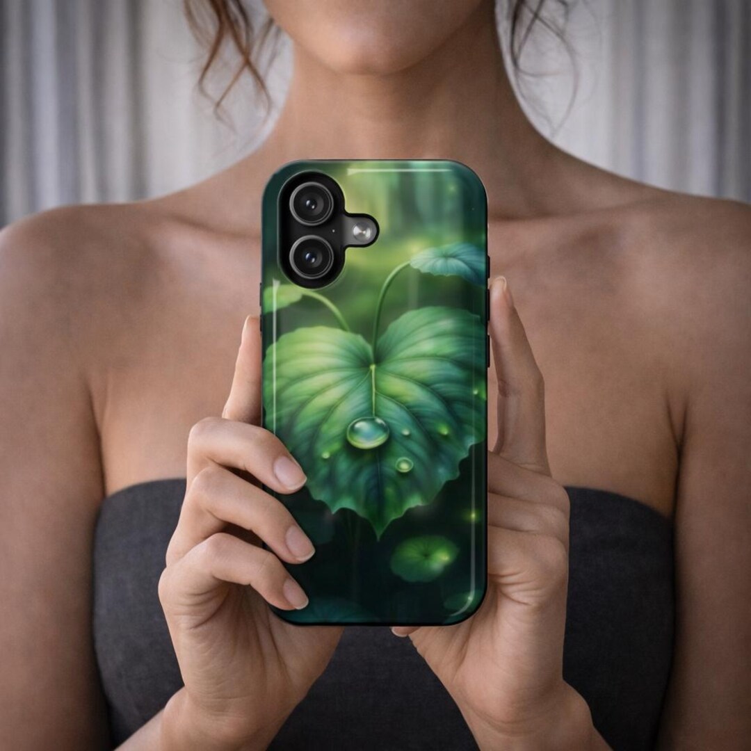 Enchanted Forest Cottage Core Phone Case, Glowing Fungus Mushroom Case ...