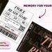 Printable TWICE Ready to Be Concert Ticket Template Canva Editable ...