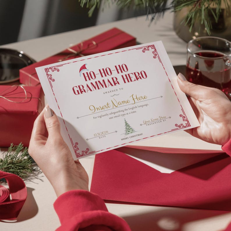 Employee Christmas Appreciation Award Certificates, Printable Funny ...