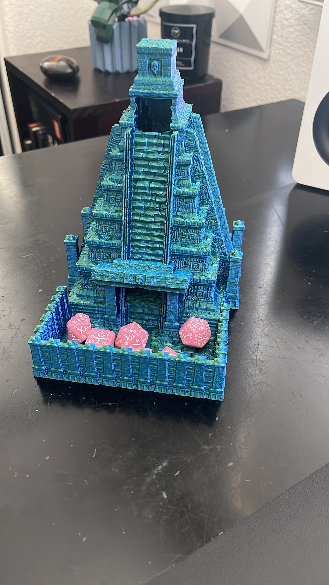 3d Printed Pyramid Dice Tower - Etsy