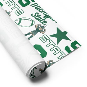 Michigan State Wrapping Paper Sheets - Etsy