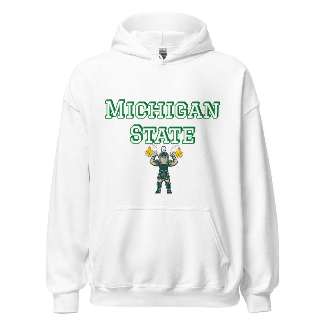Michigan State Party Sparty Logo Sweatshirt - Etsy