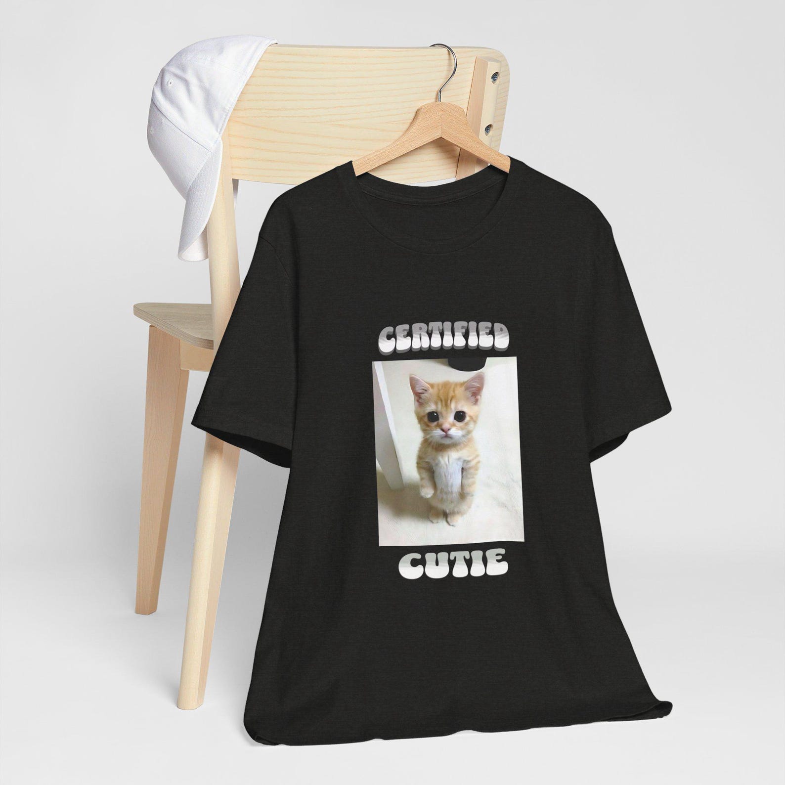 Certified Cutie El Gato Cat Meme T-shirt, Cute Cat Expression Graphic ...
