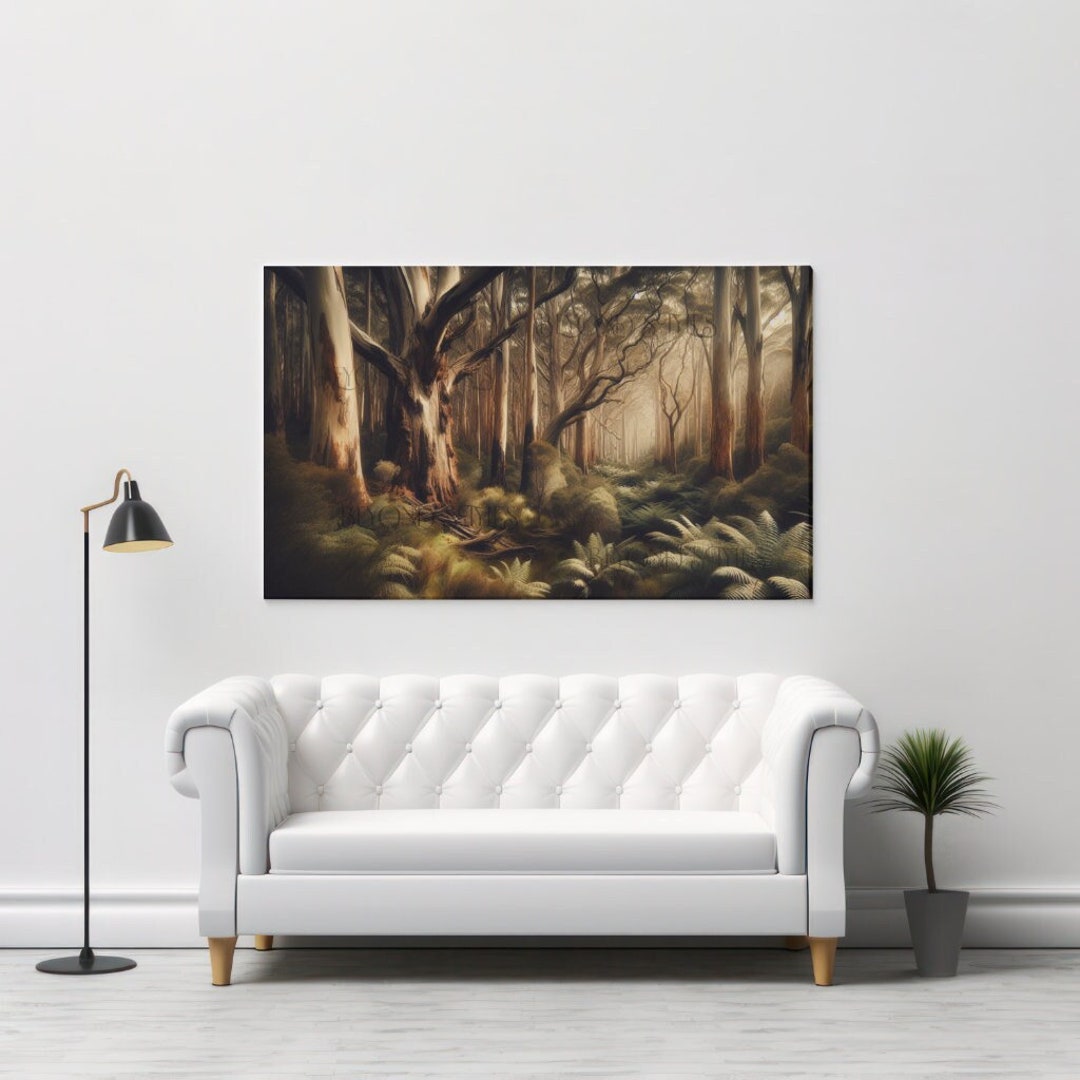 Australian Painting, Native, Forest Wall Art | Gumtree, Art, Blue ...