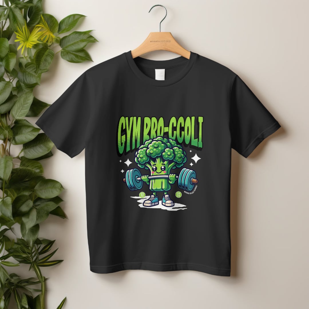Gym Bro-ccolli T-shirt, Gym Pun Shirt, Funny Gym T-shirt, Gym Bro T ...