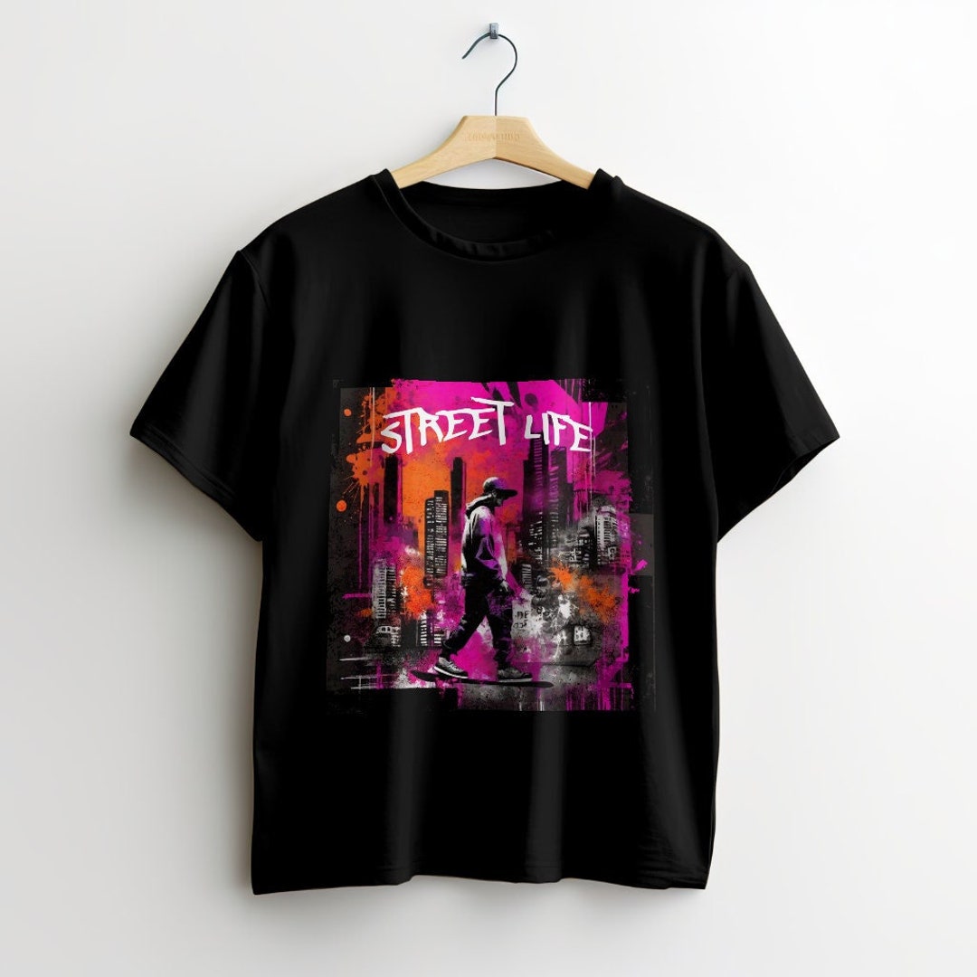 Urban Streetwear T-shirt, Street Life Trend, Streetwear Hoodie, Gift ...