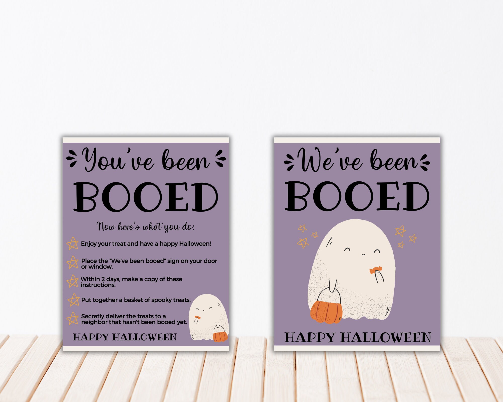 You've Been Booed Printable Game, We've Been Booed Neighborhood ...